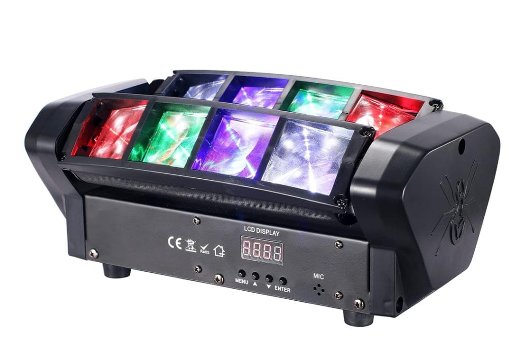 LUCES MINI SPIDER Beam 8x3W